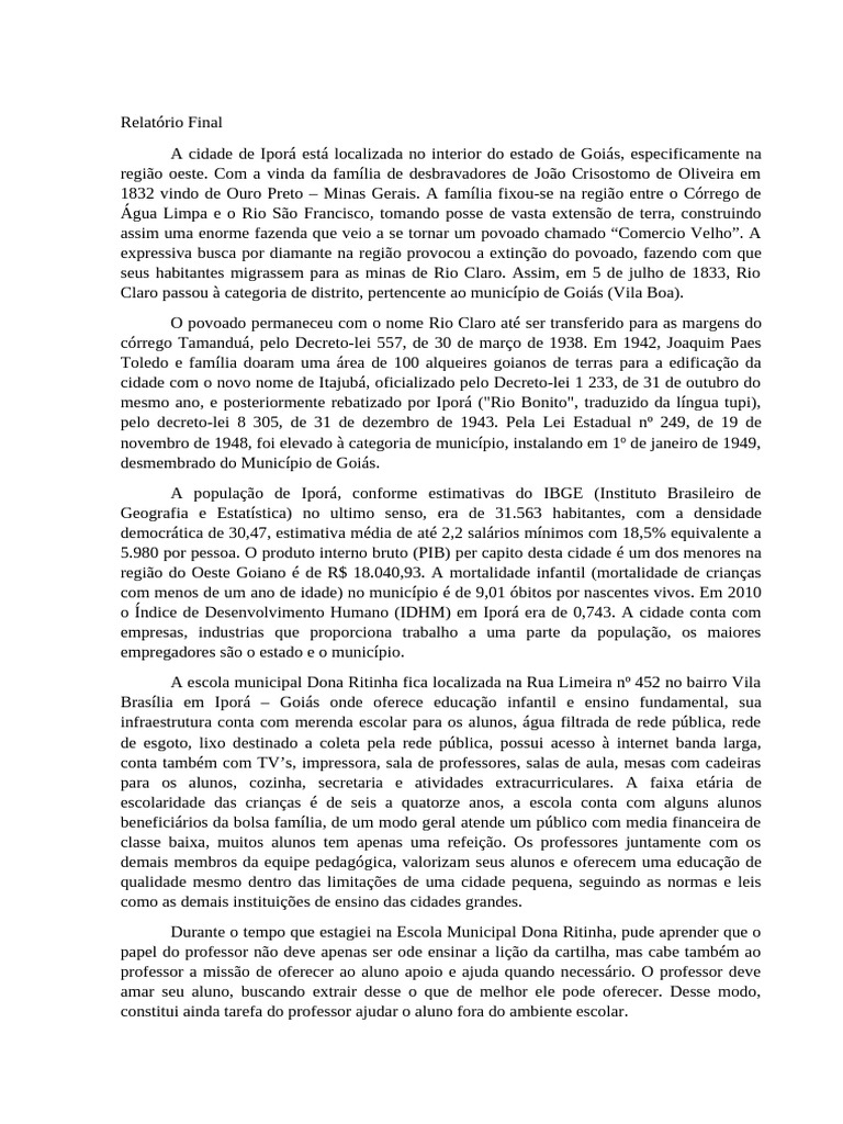 Relatorio Final -Bianca | PDF | Aprendizado