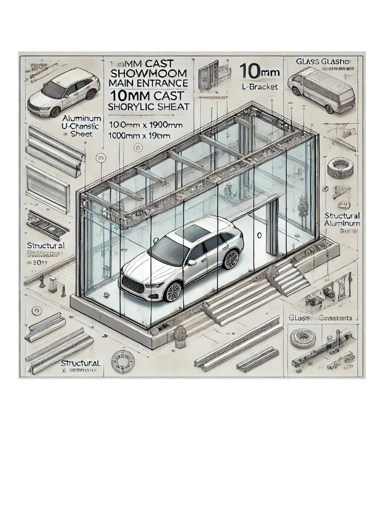 Acrylic Sheet Installation Diagram | PDF