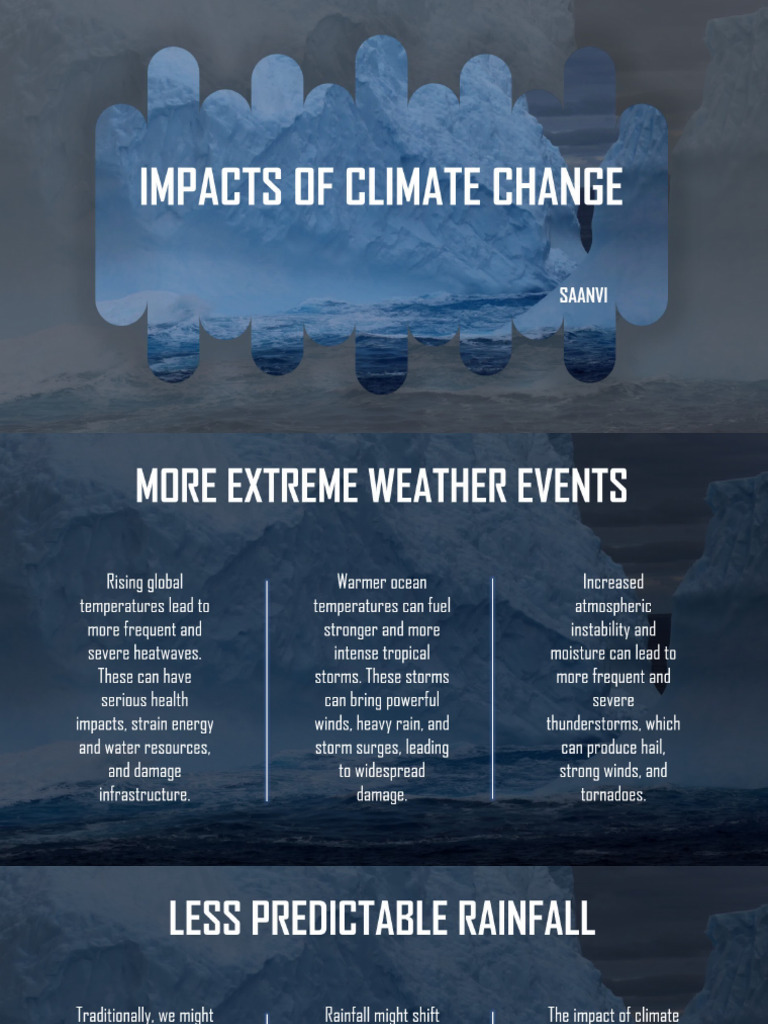 Notes On Impacts Of Climate Change | PDF