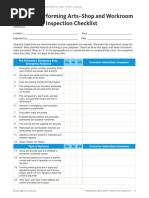 SHE Inspection Checklist | PDF | Forklift