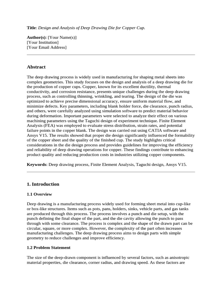 manuscript | PDF | Applied And Interdisciplinary Physics | Mechanical Engineering