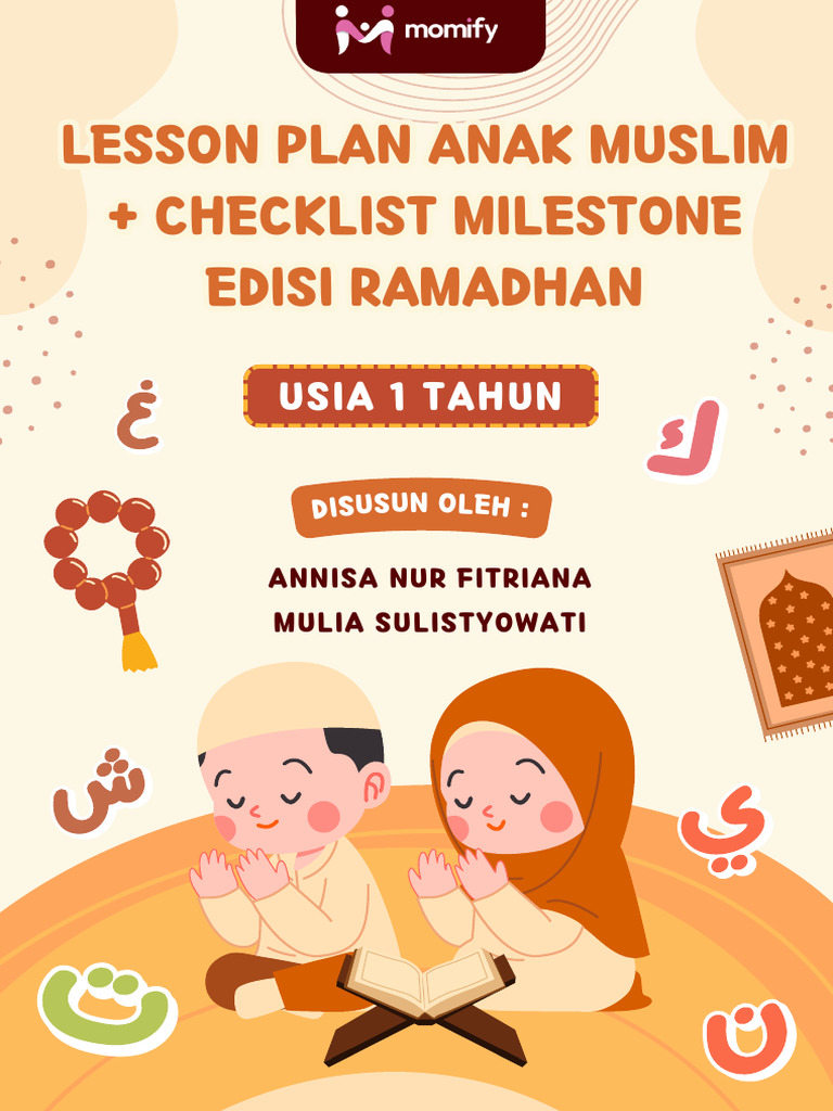 (a) Lesson Plan & Milestone Ramadhan Anak Usia 1 Tahun | PDF