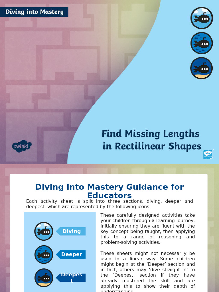 Finding Missing Lengths in Shapes | PDF | Length | International System ...