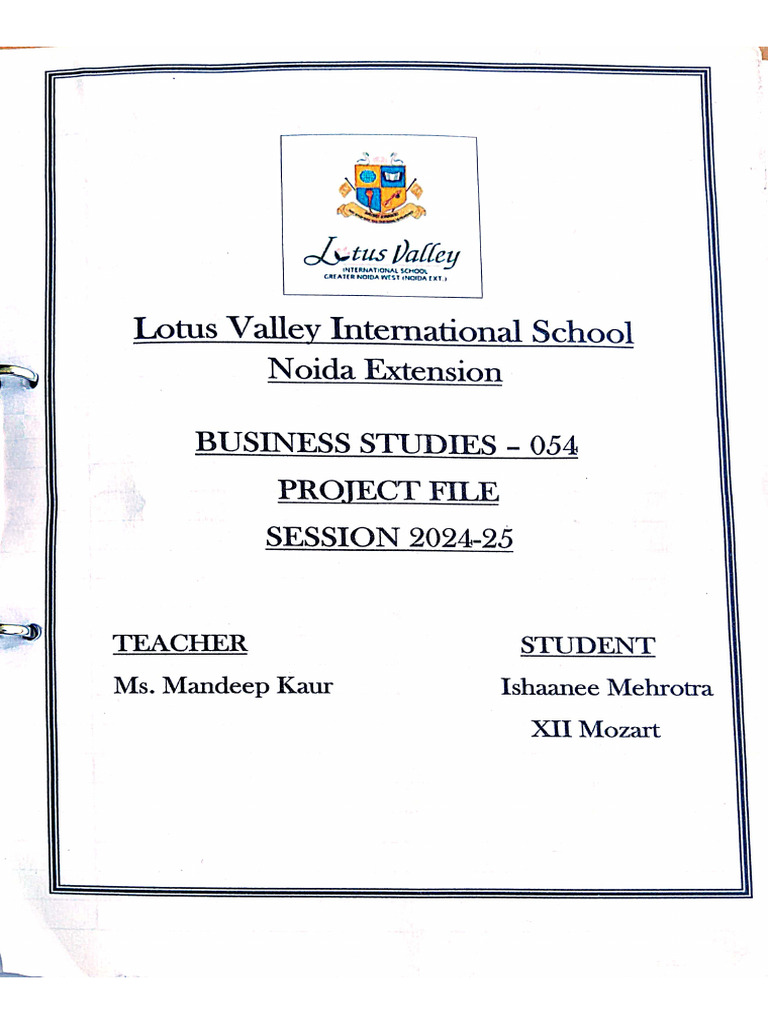 Ishaanee bst project (1) | PDF