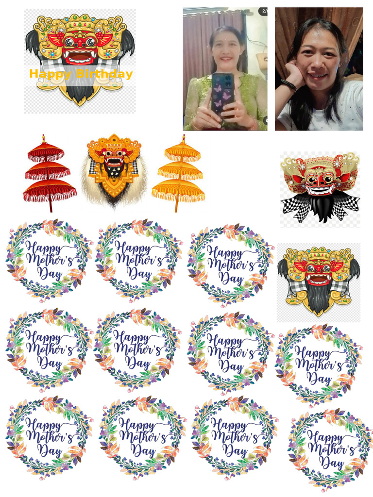 BARONG ISI NAMA GEX 2 & happy mother day | PDF