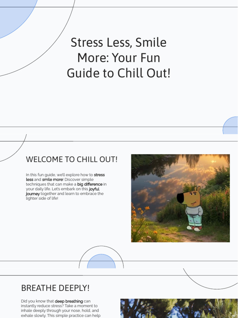 Stress Relief: Smile More Guide | PDF