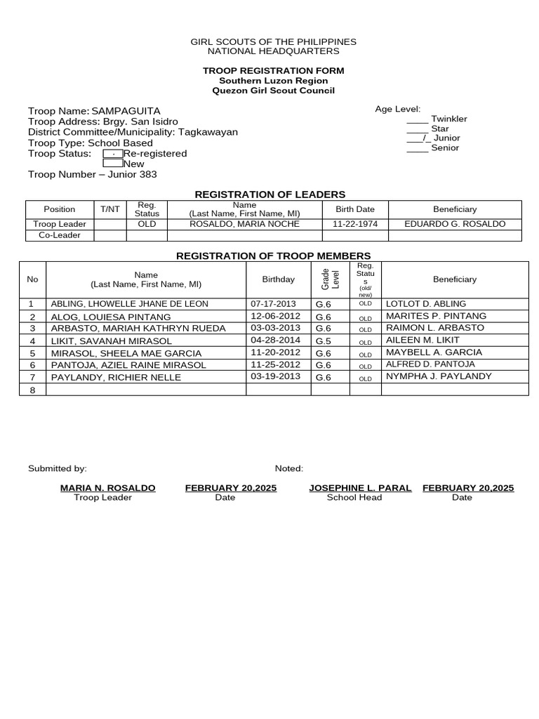 SIES GSP Membership Registration Form 24 25 | PDF