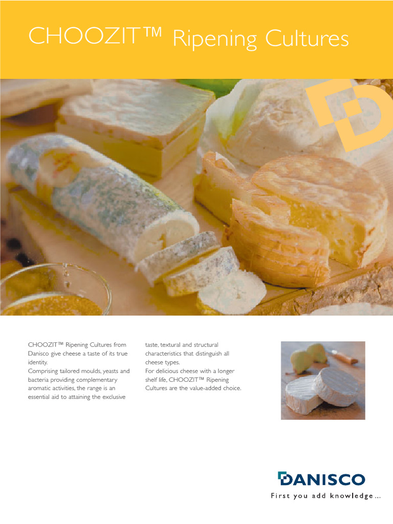Choozit Ripening Mould Cultures | PDF | Cheese | Dairy Products
