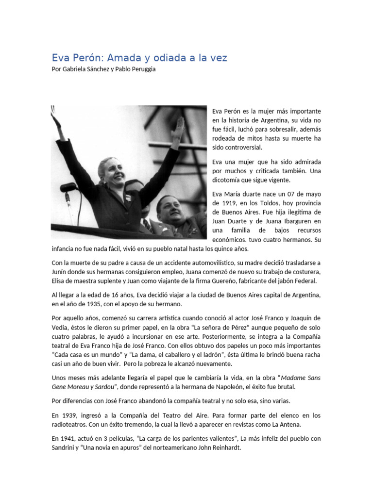 Eva Perón | PDF