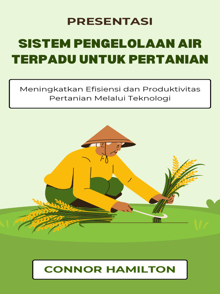 Sistem Pengelolaan Air Pertanian Efisien | PDF