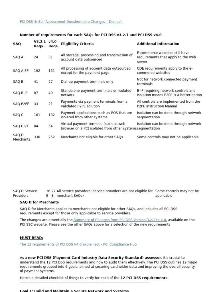 PCI DSS 4_rs | PDF | Payment Card Industry Data Security Standard ...