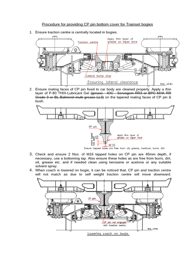 Procedure For Providing CP Pin Bottom Cover | PDF