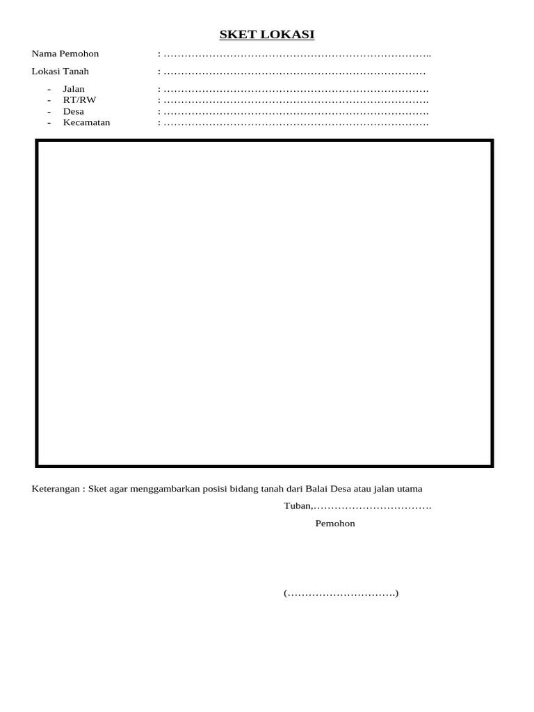 Sket Lokasi | PDF