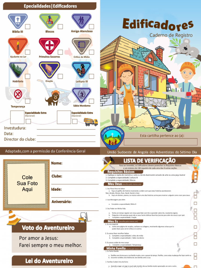 5 Edificadores CARTILHA_USASDA | PDF