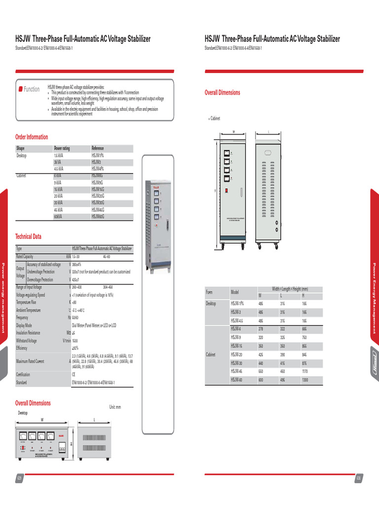 Stabilisauer HSJW HIMEL | PDF | Electric Power | Computer Engineering