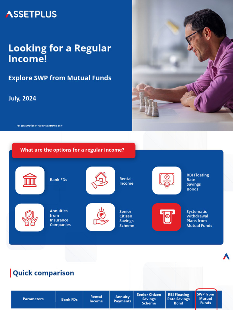 Regular Income Options: SWP Insights | PDF | Capital Gains Tax | Economies