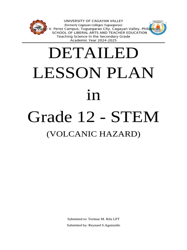 11-STEM Angstrom Science LP (Chemical Equation) | PDF | Volcano ...