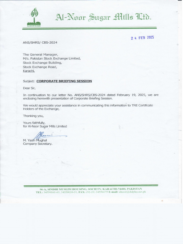 Alnrs-Presentation of Corporate Briefing Session 2024 | PDF | Balance ...