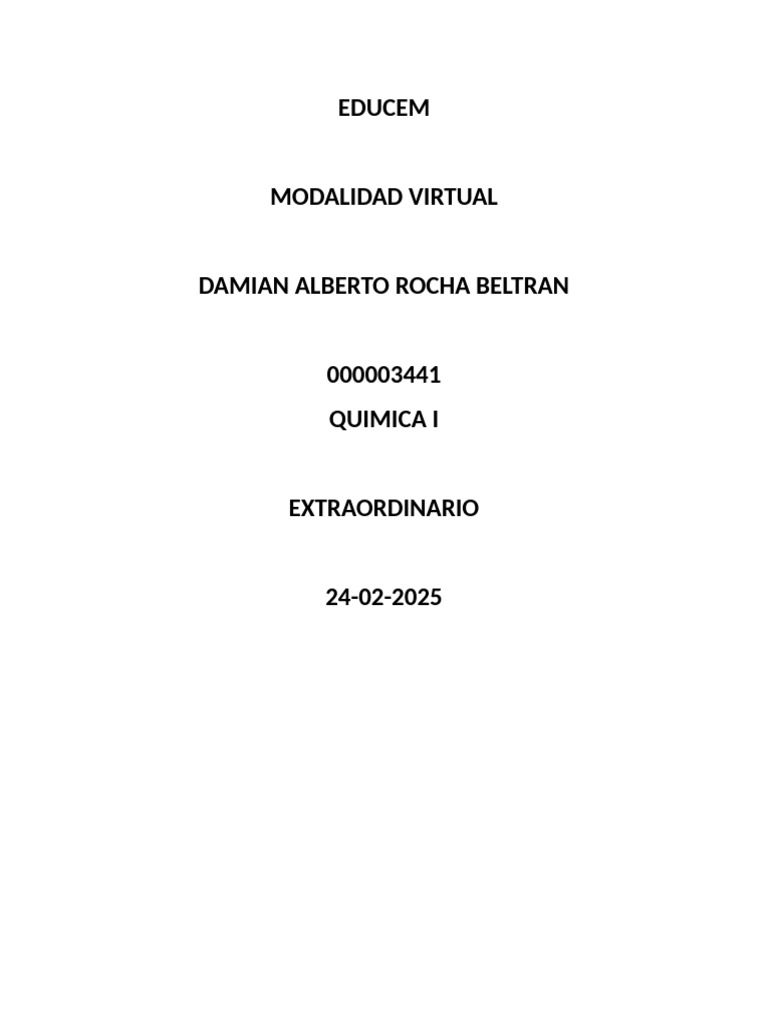 Ensayo Quimica | PDF | Redox | Electroquímica