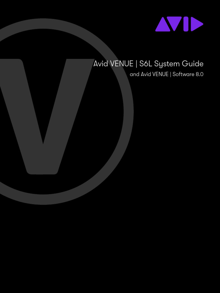 VENUE S6L System Guide v8.0 | PDF | Audio Engineering | Sound ...