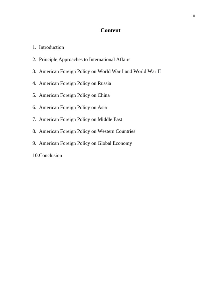 American Foreign Policy | PDF | Foreign Policy Of The United States ...