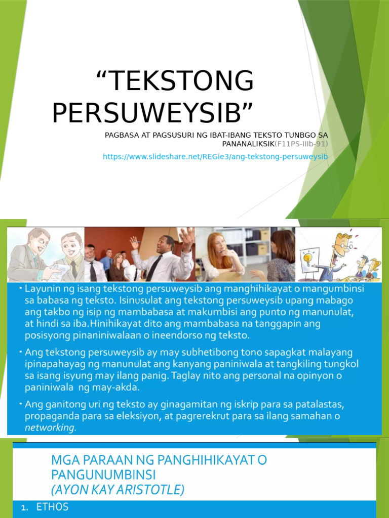 Tekstong Persuweysib | PDF