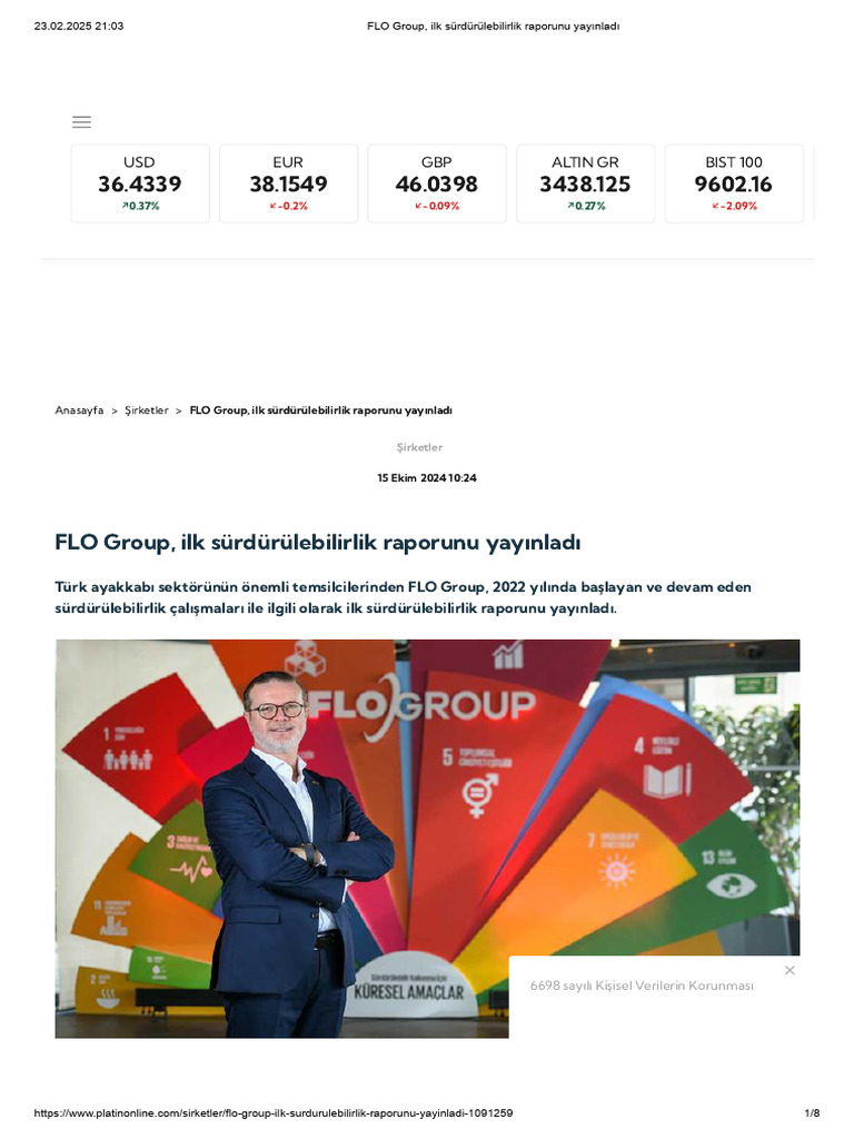 FLO Group, Ilk Sürdürülebilirlik Raporunu Yayınladı | PDF