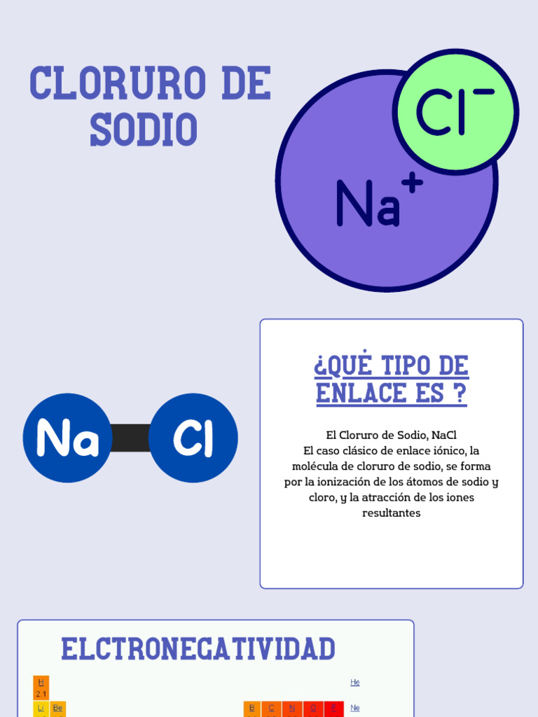 Propiedades y Efectos del NaCl | PDF