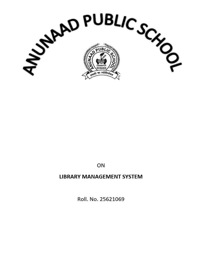 Library Management System Project | PDF | Databases | Sql