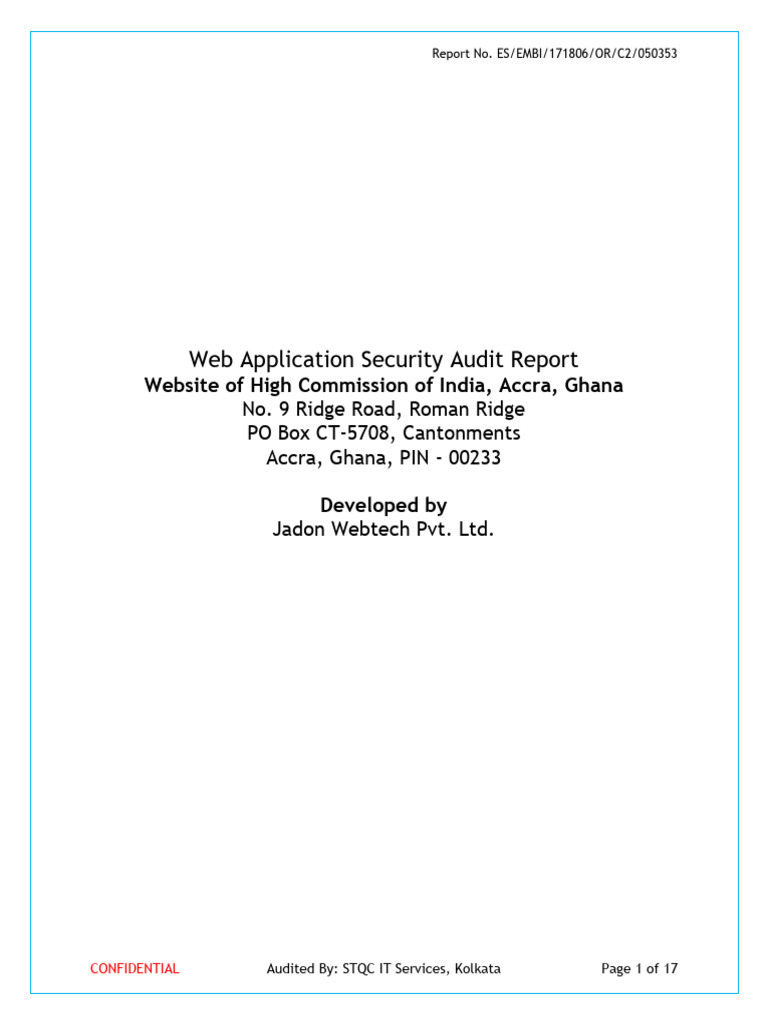 Audit Report | PDF | Http Cookie | Internet