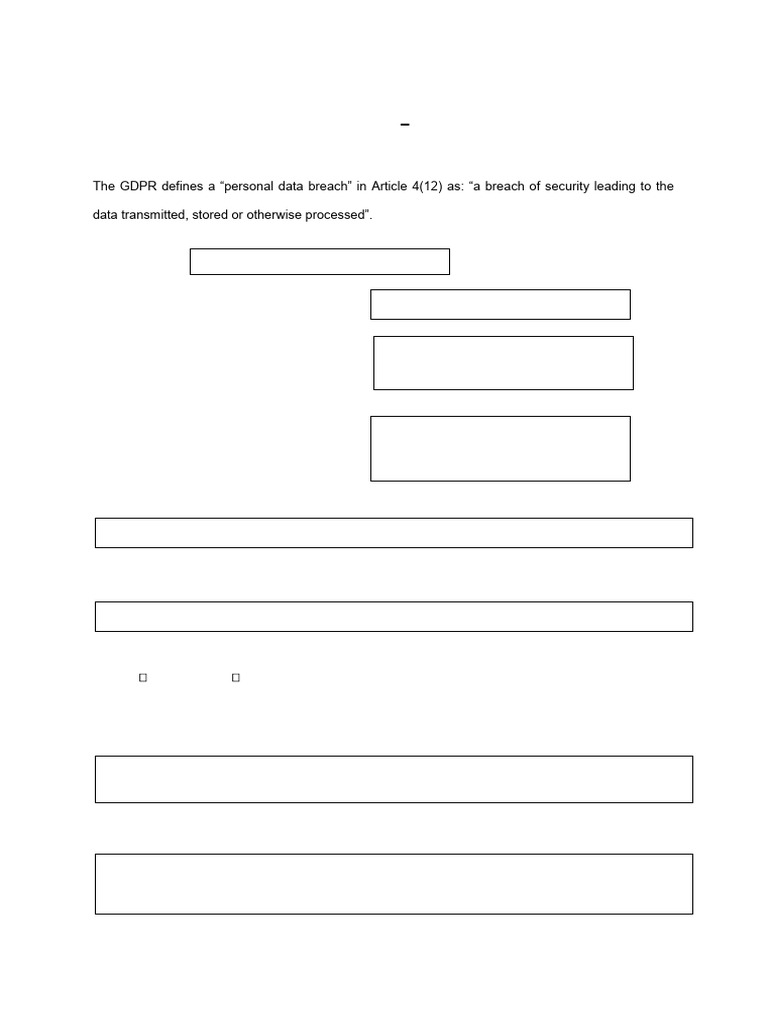 Data Breach Incident Report | PDF | Information Security | Security