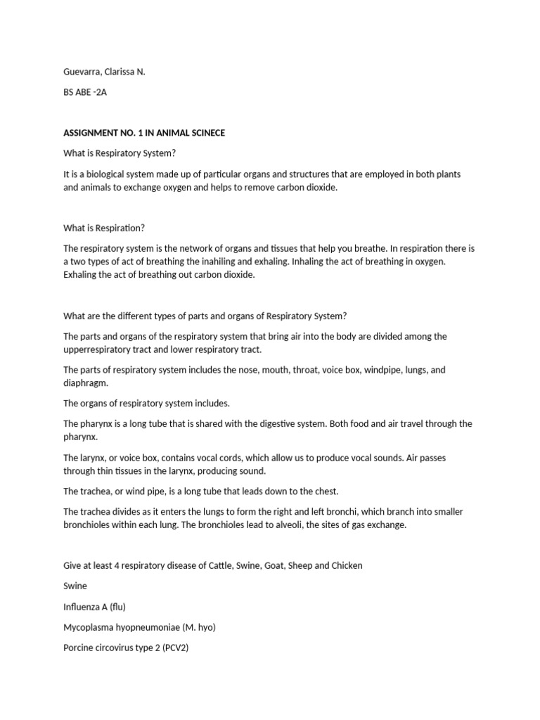 ASS NO. 1 GUEVARRA, CLARISSA N BS ABE - 2A | PDF