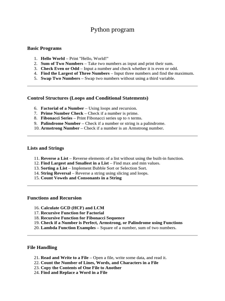 Python program | PDF | Inheritance (Object Oriented Programming ... Python program | PDF | Inheritance (Object Oriented Programming ...