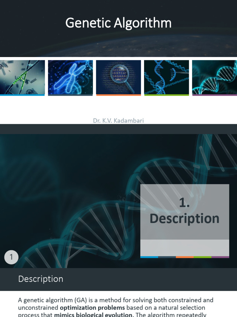 Genetic Algorithms by KVK | PDF | Genetic Algorithm | Theoretical Computer Science