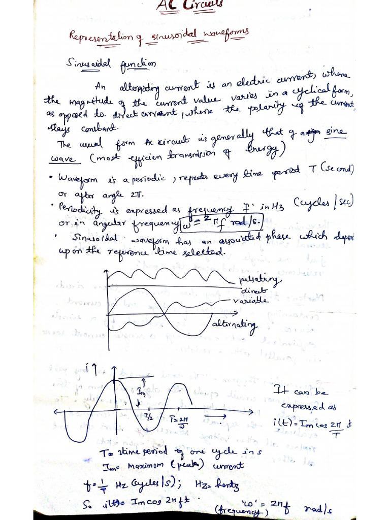 Unit - 2. AC Circuit | PDF