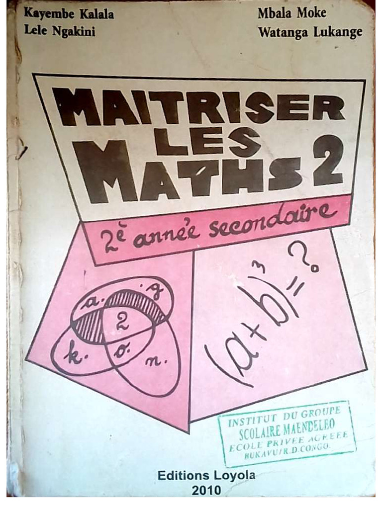 Maîtriser Math 2-2 | PDF