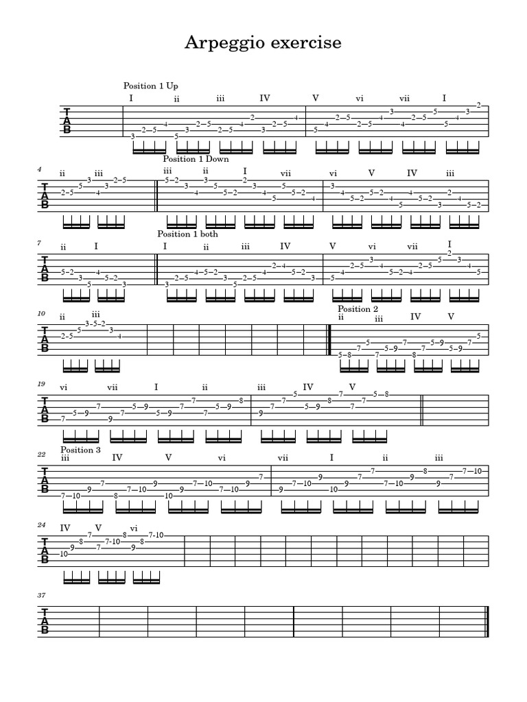 Arpeggio_exercise | PDF