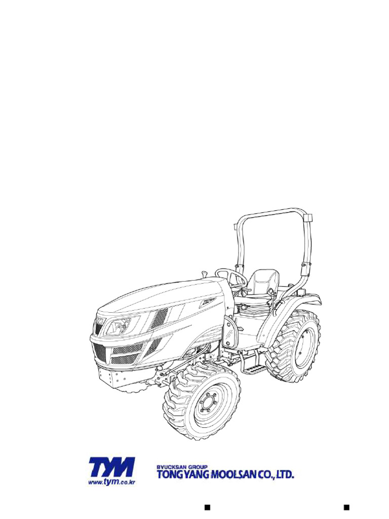 TYM T354 Tractor Operator's Manual | PDF | Diesel Engine | Legal Liability