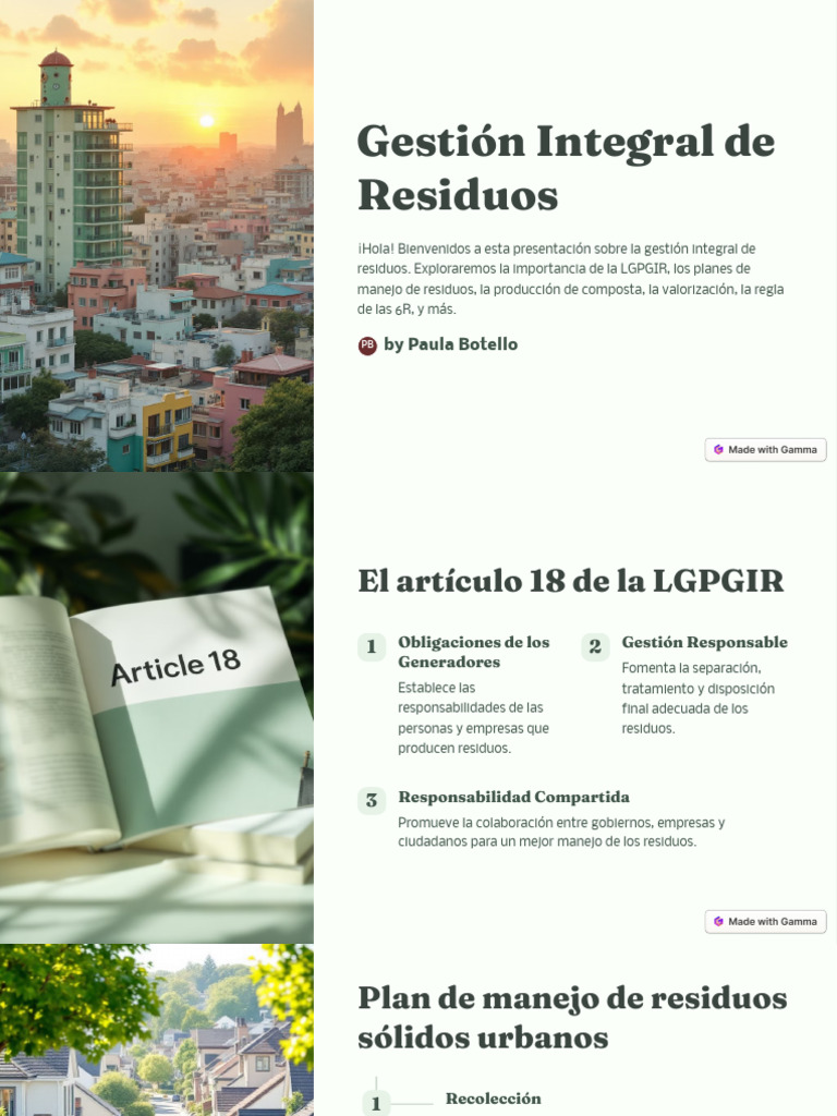 Gestion-Integral-de-Residuos | PDF | Residuos | Compost