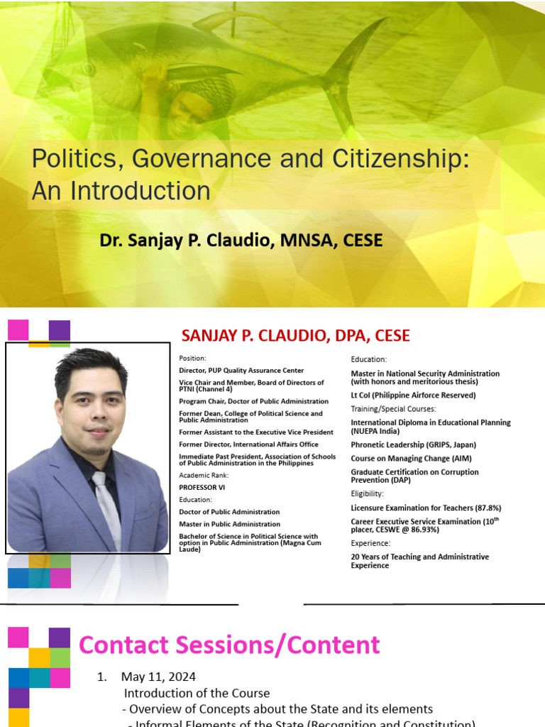Introduction to Politics and Governance | PDF | State (Polity ...