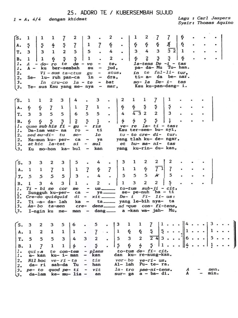 Adoro Te Devote | PDF