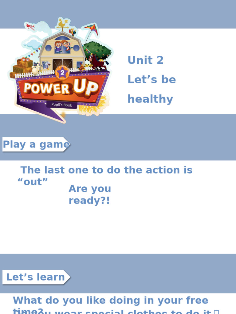 【Power Up】 【Power Up2】 【Unit2】 【PPT】 Cross Curricular | PDF
