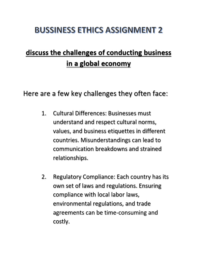 BUSSINESS ETHICS ASSIGNMENT 2 | PDF