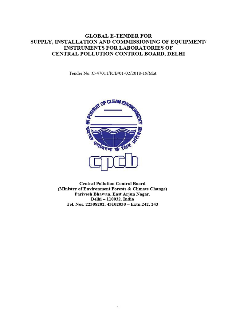 Equipment Tender For Reference | PDF | Letter Of Credit | Liquidated Damages