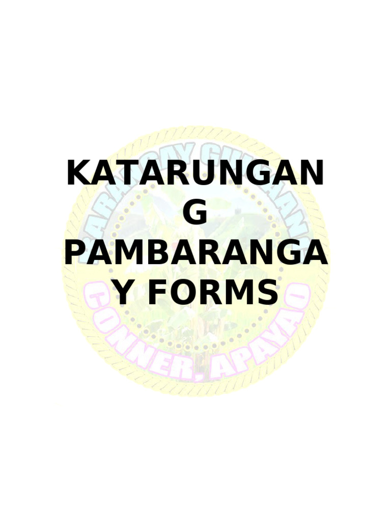 KP Forms | PDF | Common Law | Government