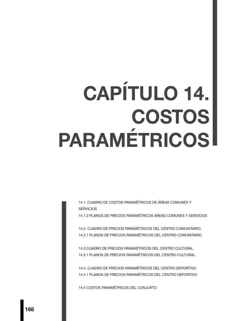 Costos Parametricos BibliotecaUNAM | PDF