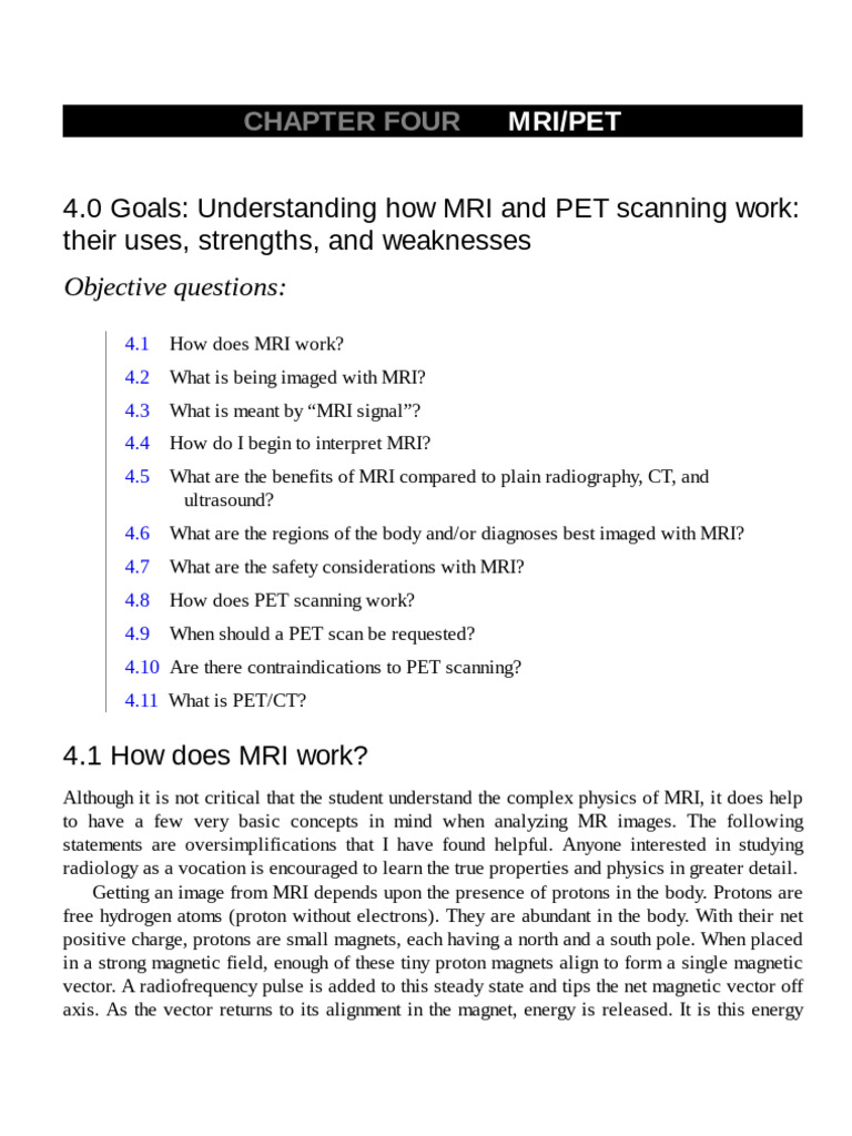 Radiology Handbook A Pocket Guide To Medical Imagi... - (Part II ...