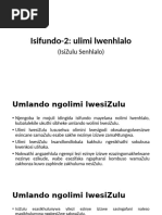 Umlando WamaZulu Ngesizulu | PDF