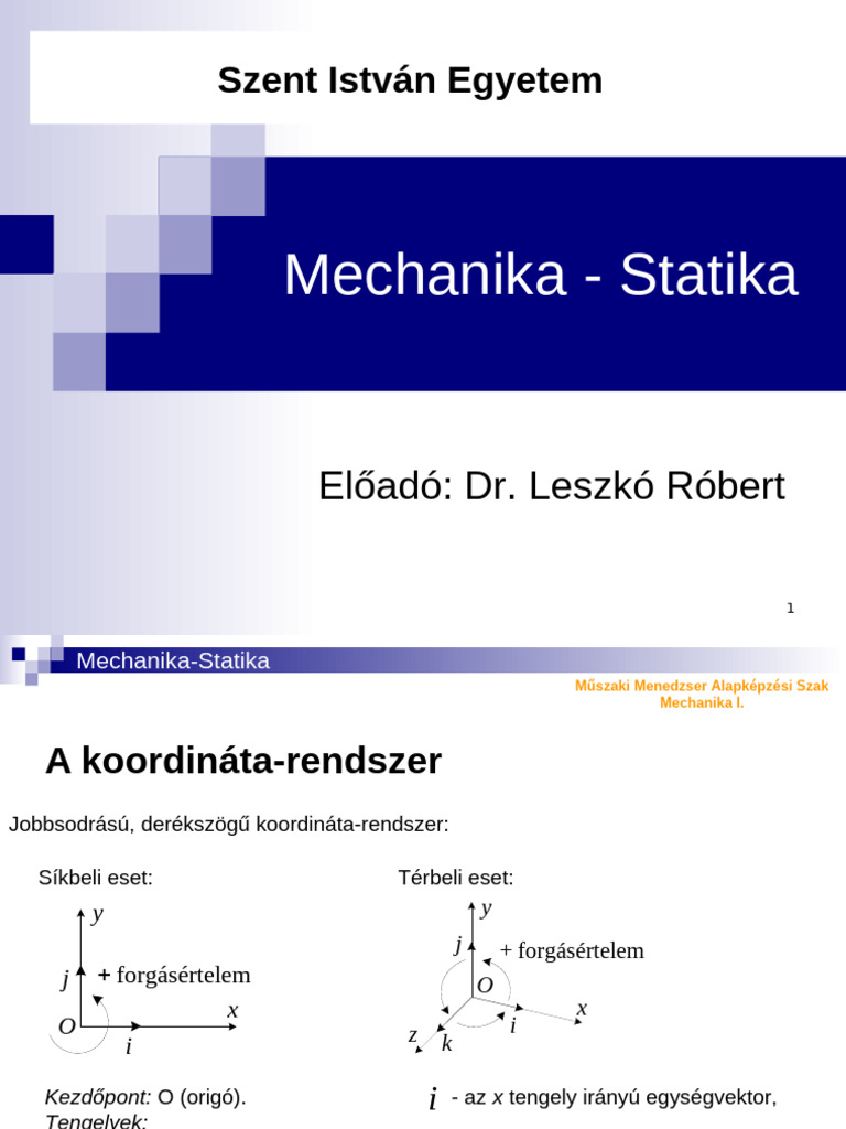 Mechanika (Statika) 02 | PDF