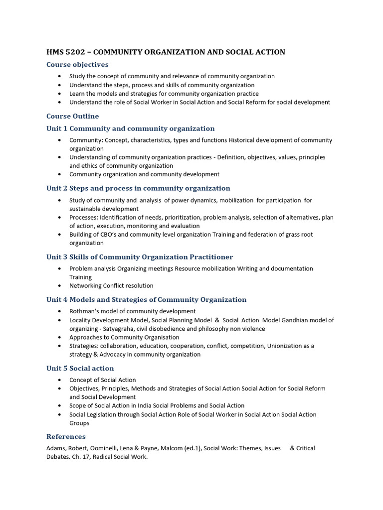 1 1 3 DSW 006 | PDF | Community | Social Work
